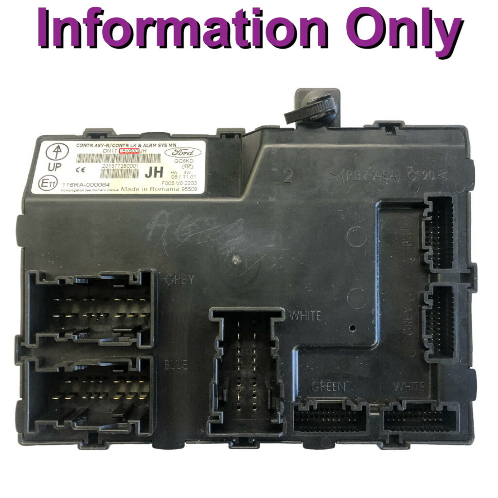 Ford Body Control Module | Central locking module DN1T-15K600-xx ...