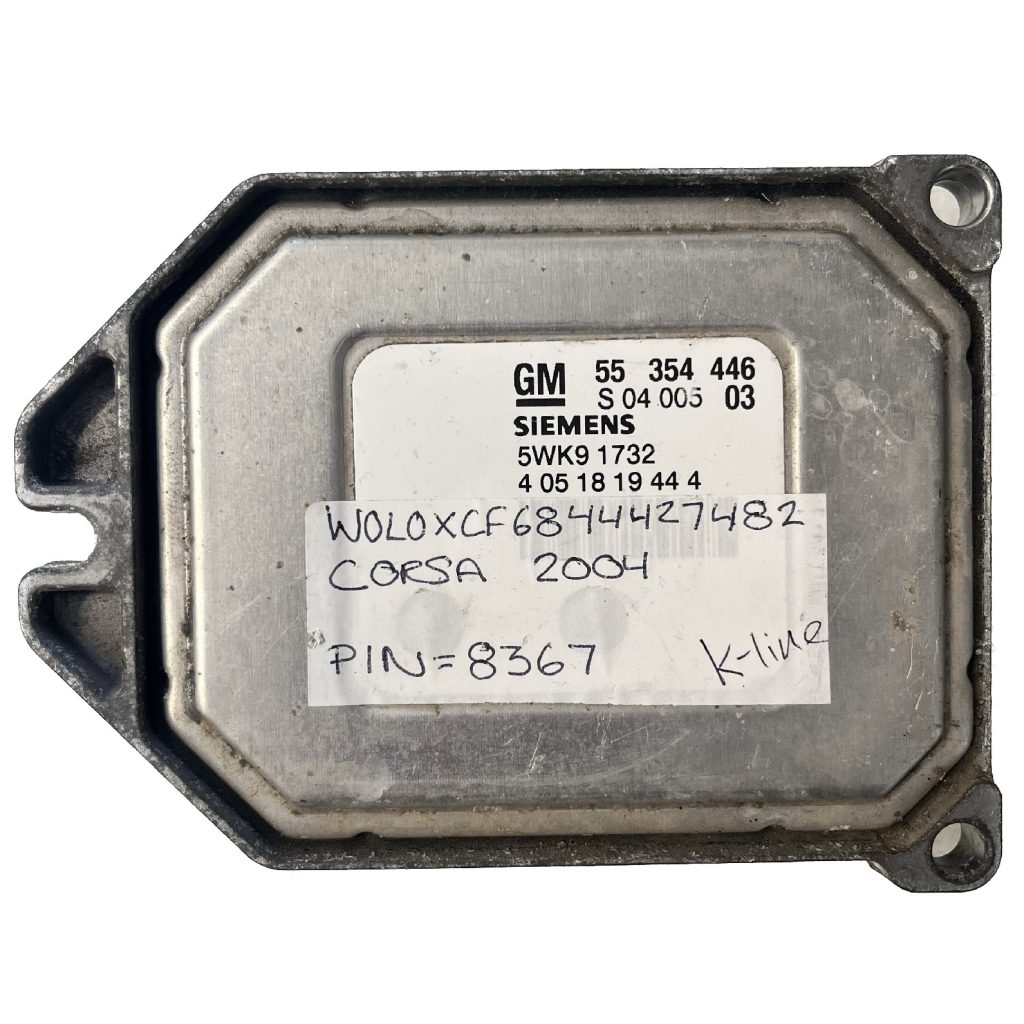 Vauxhall Opel Corsa ECU Siemens | 5WK91732 | 55354446 | SIMTEC71 | With ...