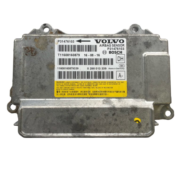 Volvo XC60 Airbag ECU 0285013339 | Bosch P31476103 - Programming ...