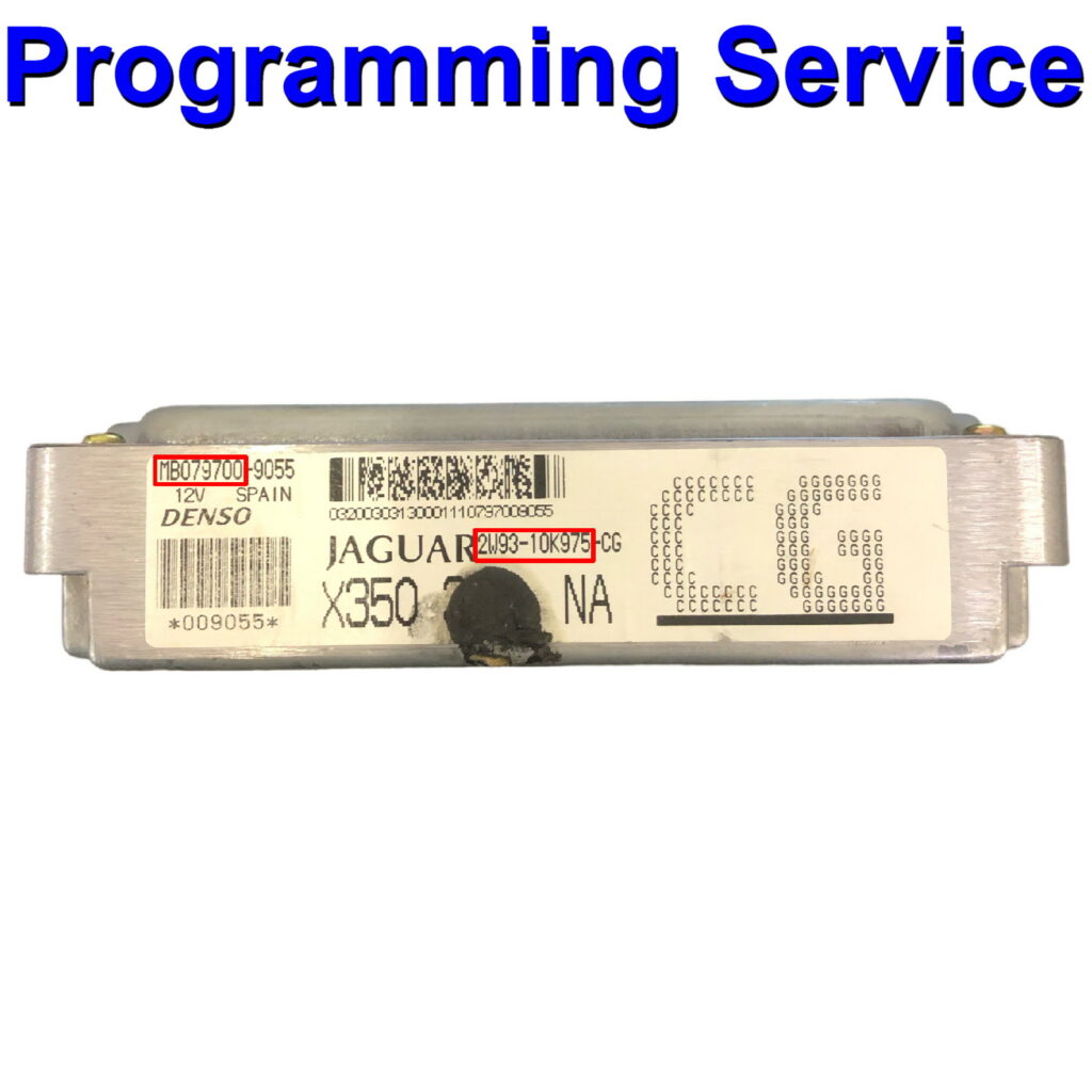 Jaguar ECU 2W93-10K975-xx / MB079700- Denso - Programming Service Buy Now