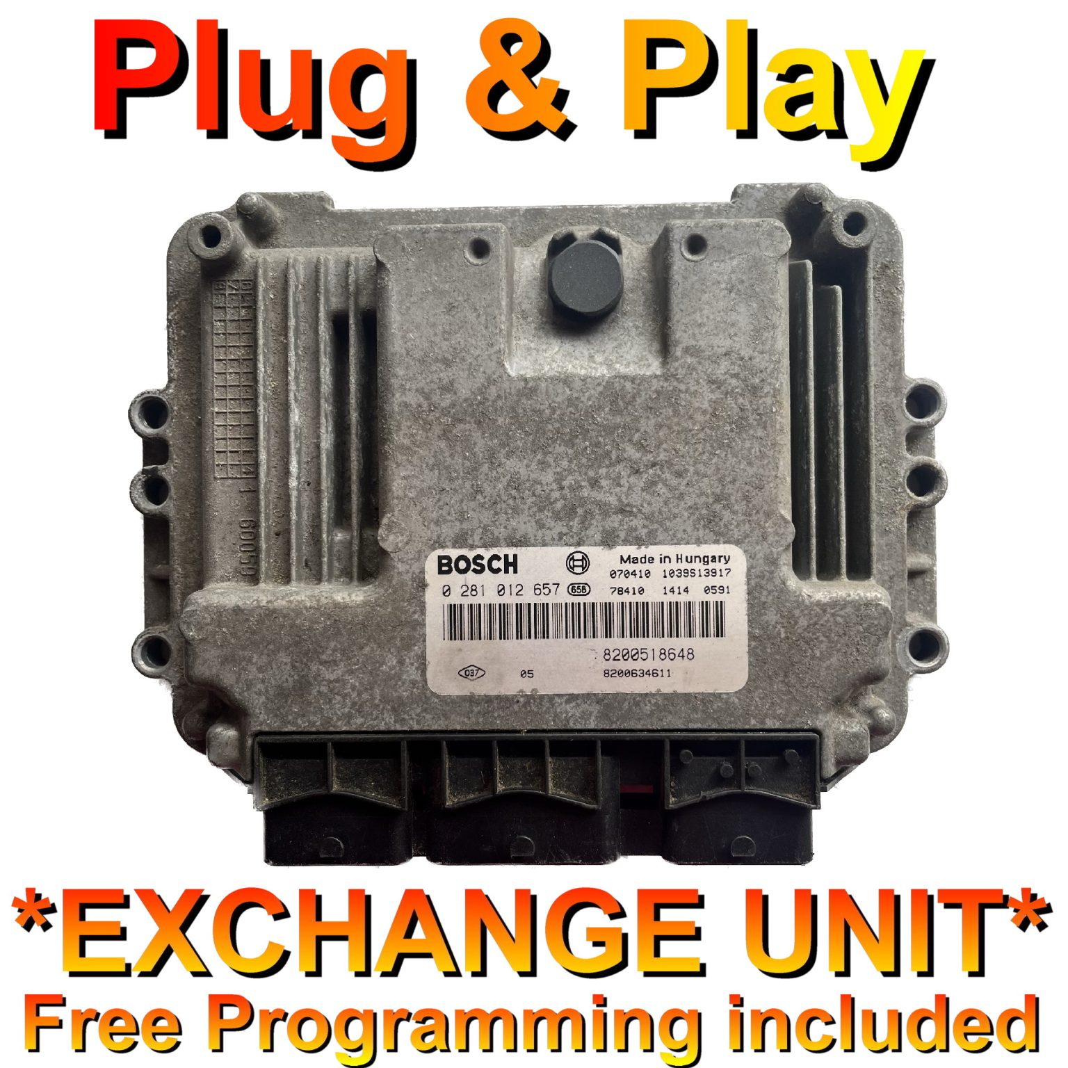 Renault / Suzuki ECU Bosch 0281012657 | 8200518648 | 8200634611 ...