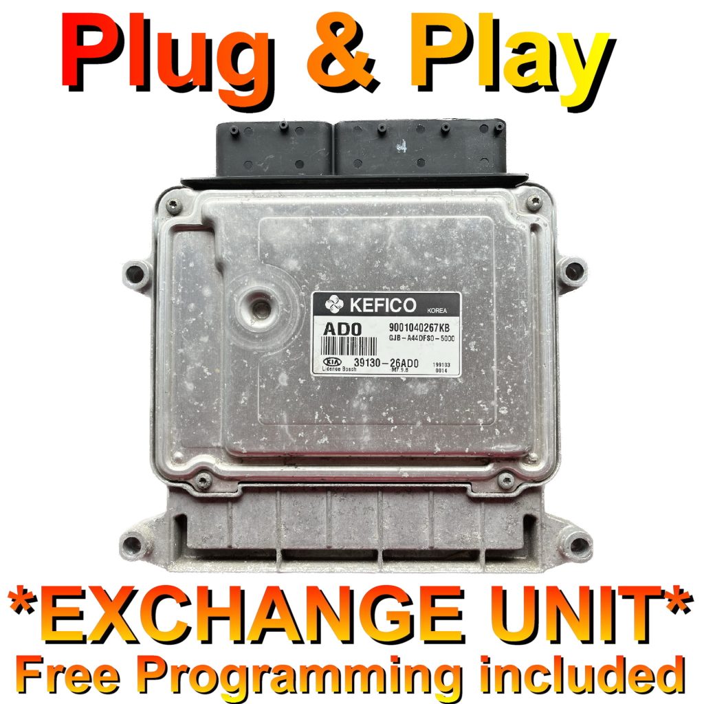 Kia Rio ECU Kefico 39130-26AD0 | 9001040267KB | Plug+Play Exchange unit ...