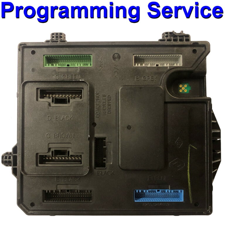 Renault BCM X95 - Body Control Module | Continental - Programming ...
