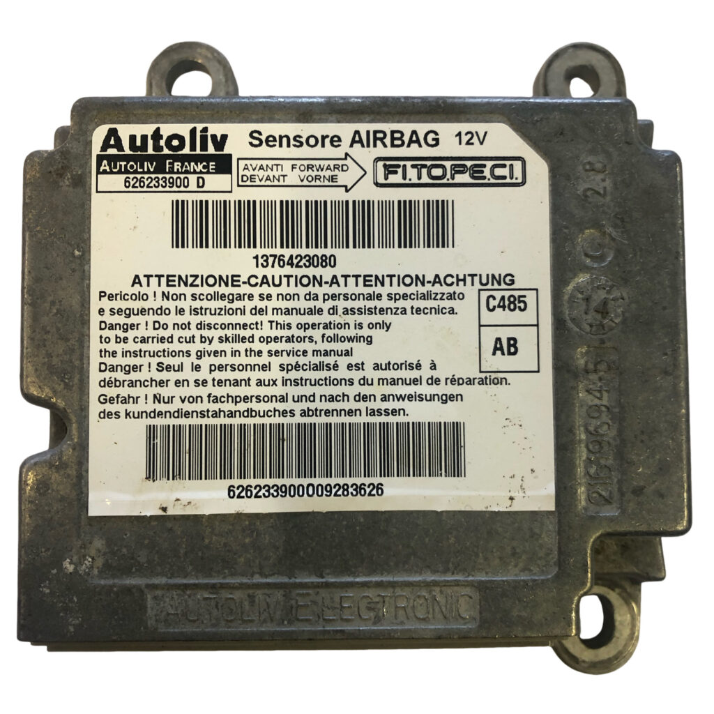 Fiat Qubo Airbag ECU Autoliv 626233900D | 1376423080 | Programming ...