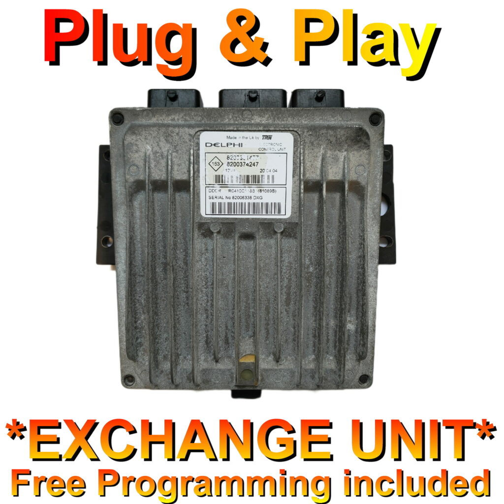 Renault ECU Delphi DDCR 8200331477 | 8200374247 | Plug+Play Exchange ...
