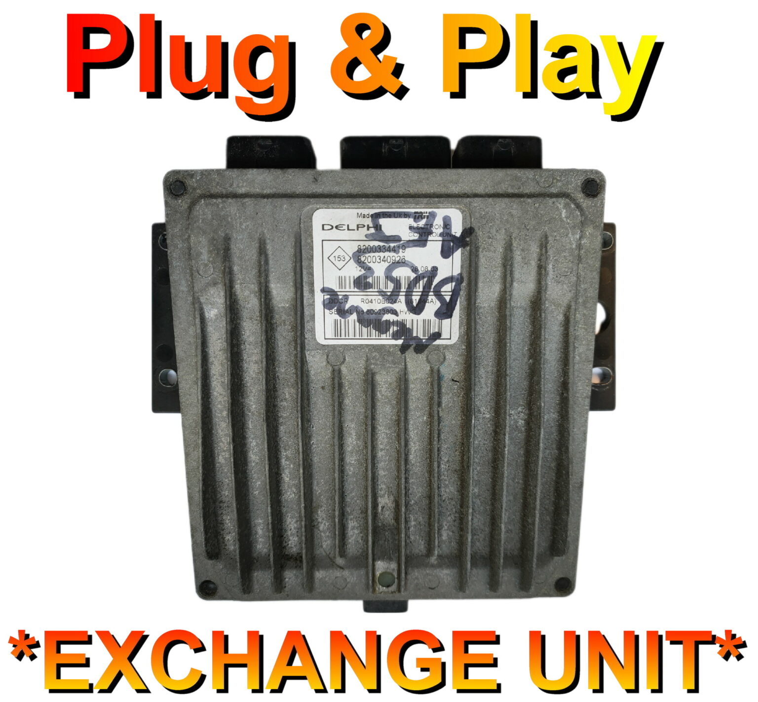 Renault Megane ECU Delphi 8200334419 | 8200340926 | DDCR | Plug+Play ...
