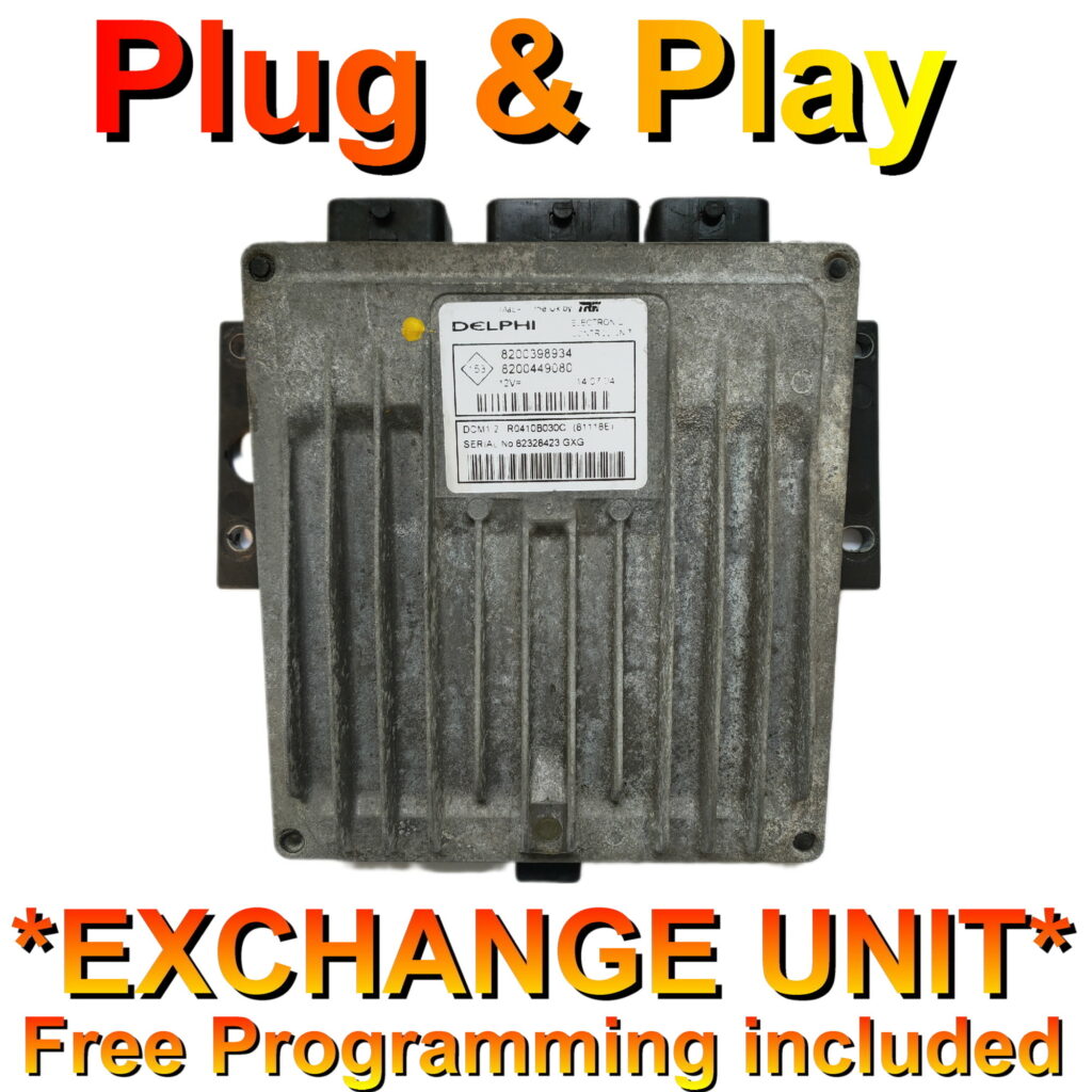 Renault Modus ECU Delphi 8200398934 | 8200449080 | DCM1.2 | Plug+Play ...