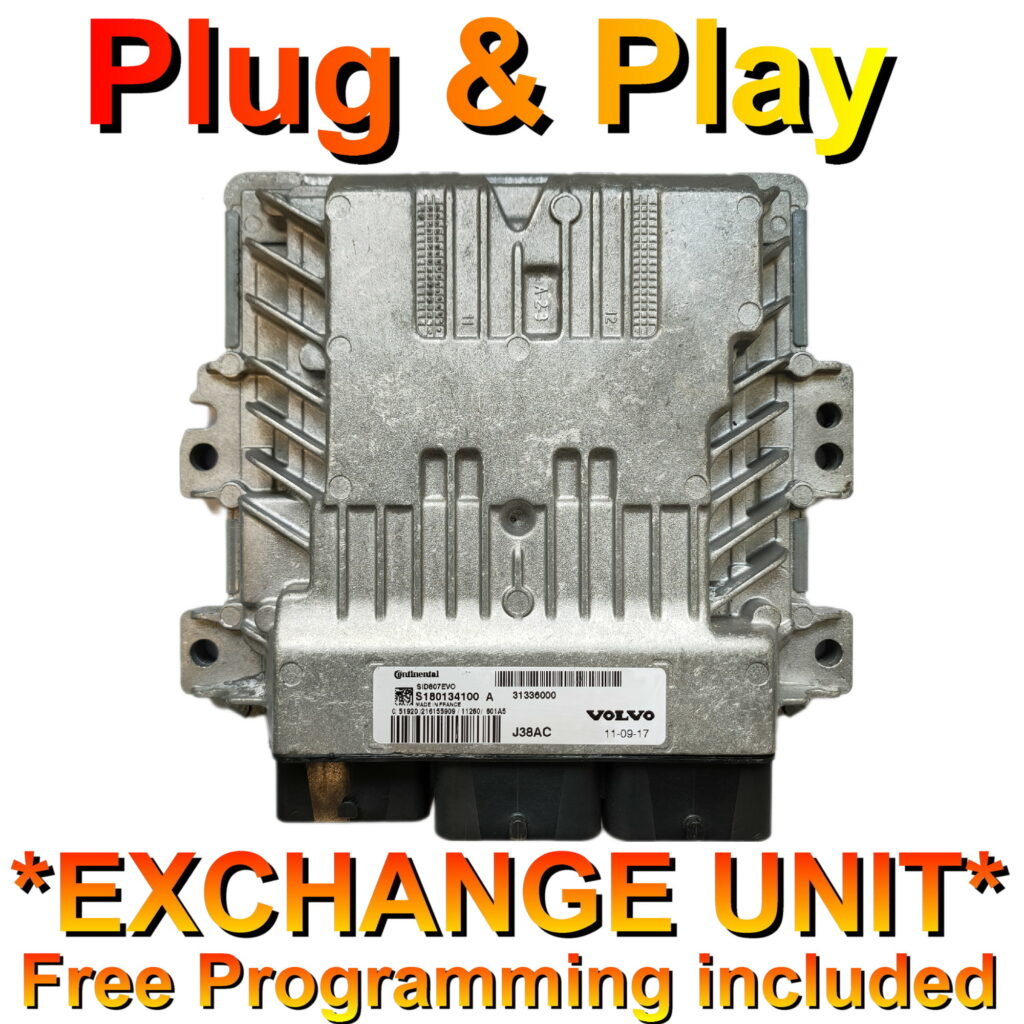 Volvo ECU S180134100 | 31336000 | SID807EVO | Plug+Play Exchange unit ...