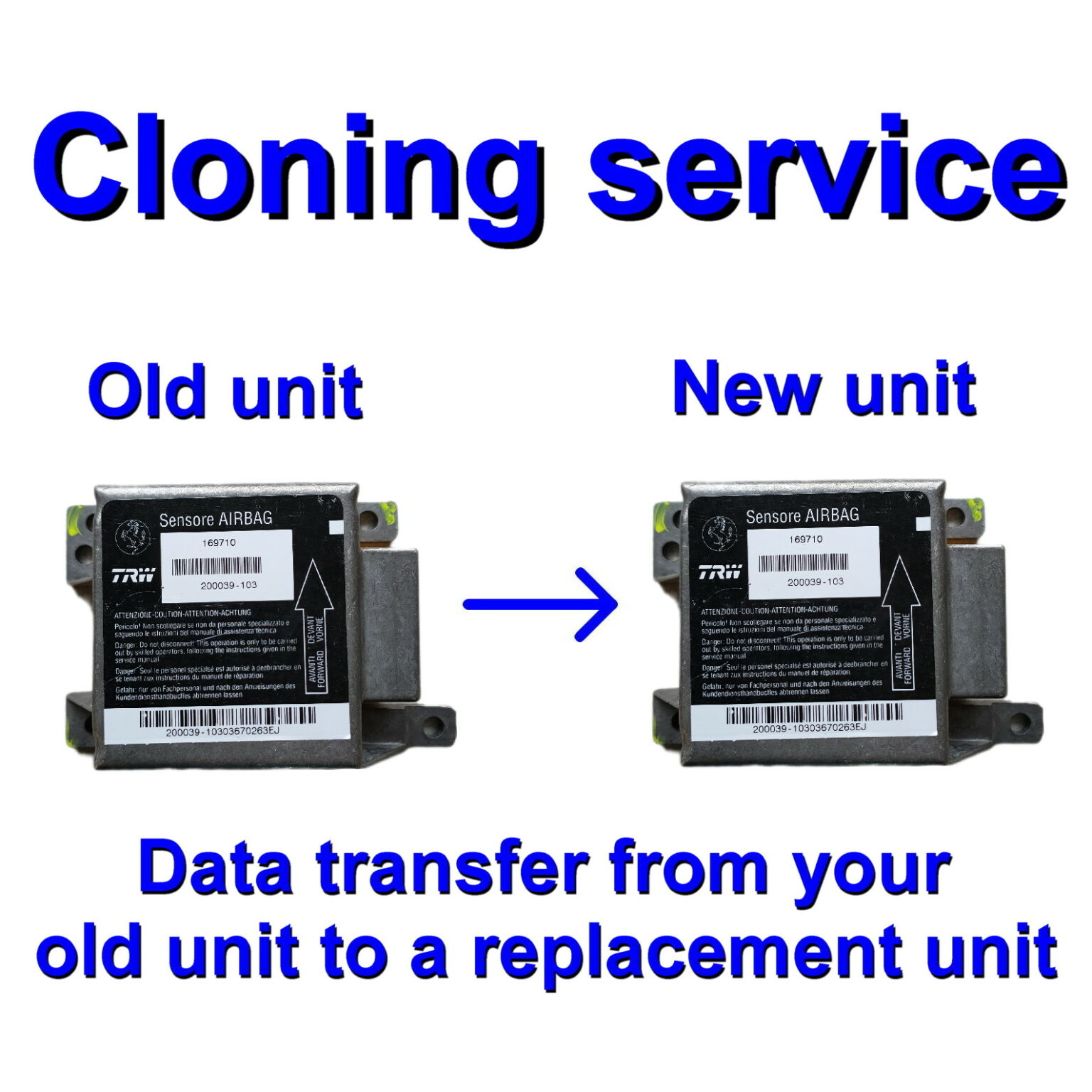 Ferrari ECU's and components