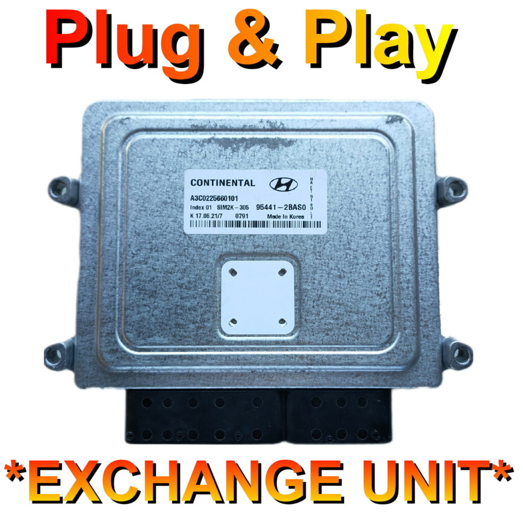Hyundai ECU Continental | SIM2K-305 | 95441-2BAS0 | Plug+Play Exchange ...