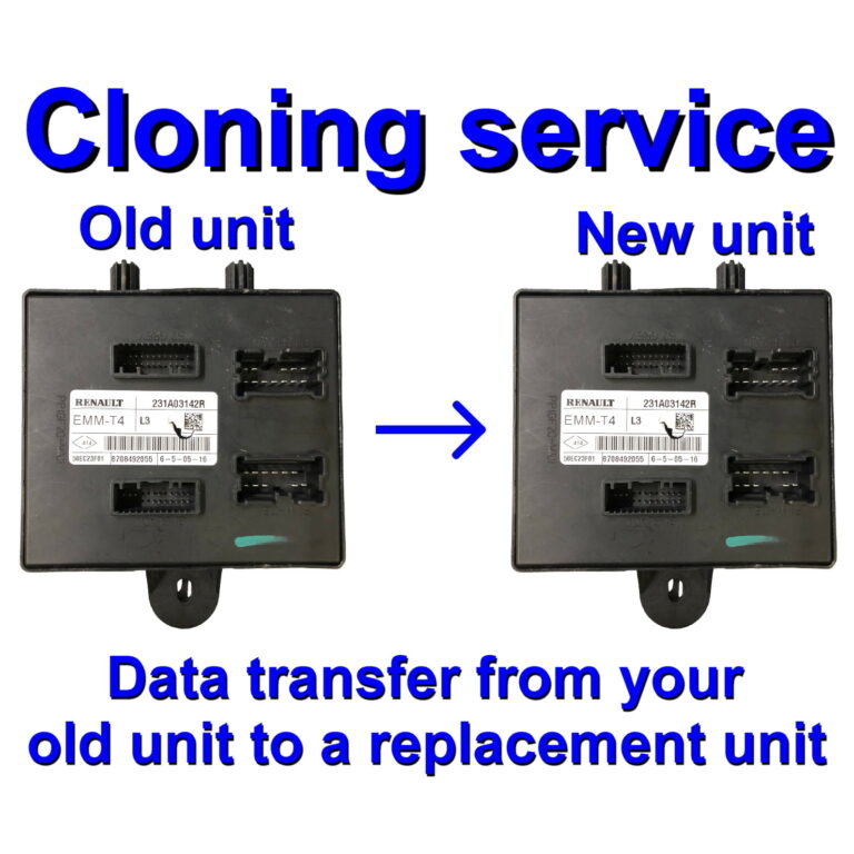 Renault / Nissan Body Control Module | EMM-T4 | L3 | Cloning Service ...