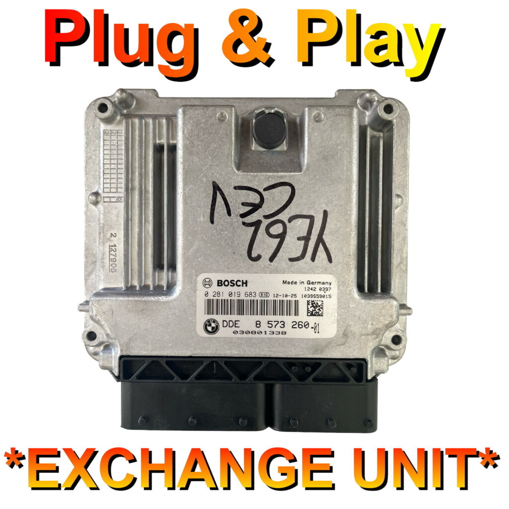 BMW ECU Bosch EDC17C50 | 0281019683 | DDE8573260 | Plug+Play Exchange ...