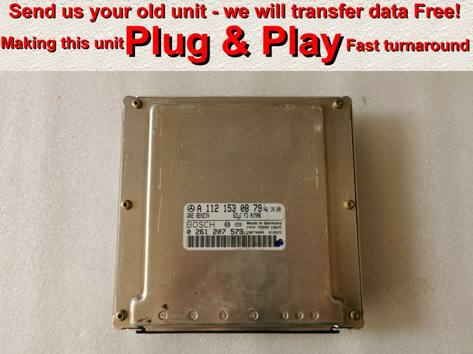 Mercedes ECU A1121530879 | Bosch HW08.01 261207573 Buy Now