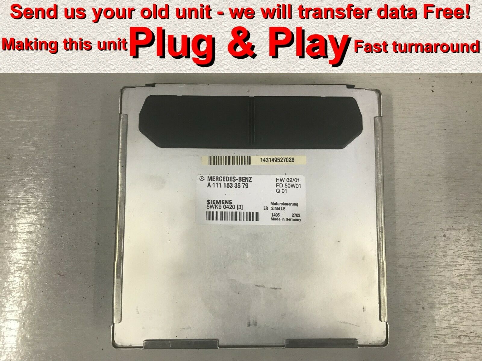 Mercedes ECU SIM4LE | Siemens - Programming Service Buy Now