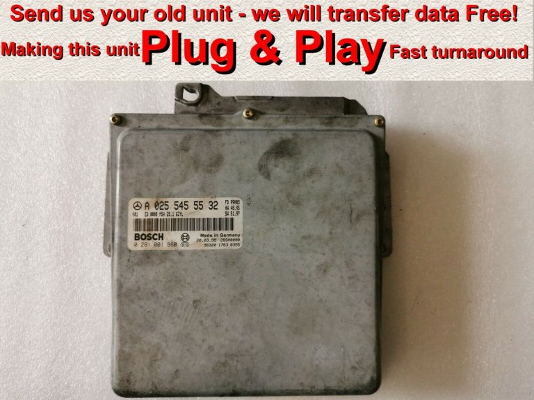 Mercedes E Class ECU Bosch 0281001880 | A0255455532 | Plug+Play ...